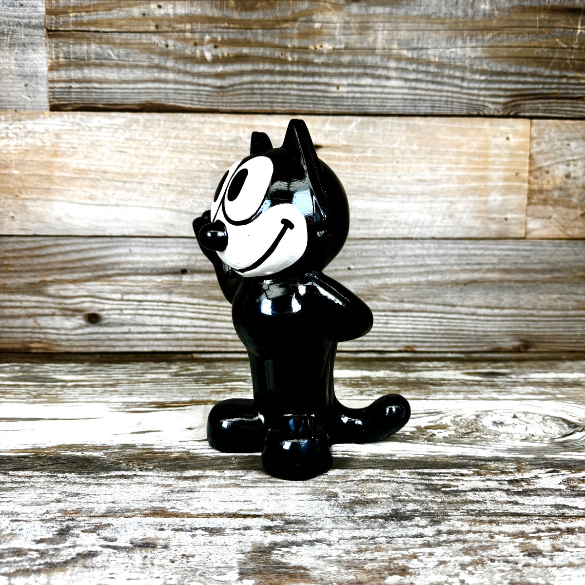 Felix the Cat Cast Iron Coin Bank | Retro Cartoon Decor – Iron Forged ...